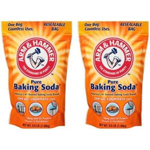 arm & hammer, pure baking soda 3.5 lb. stand-up bag