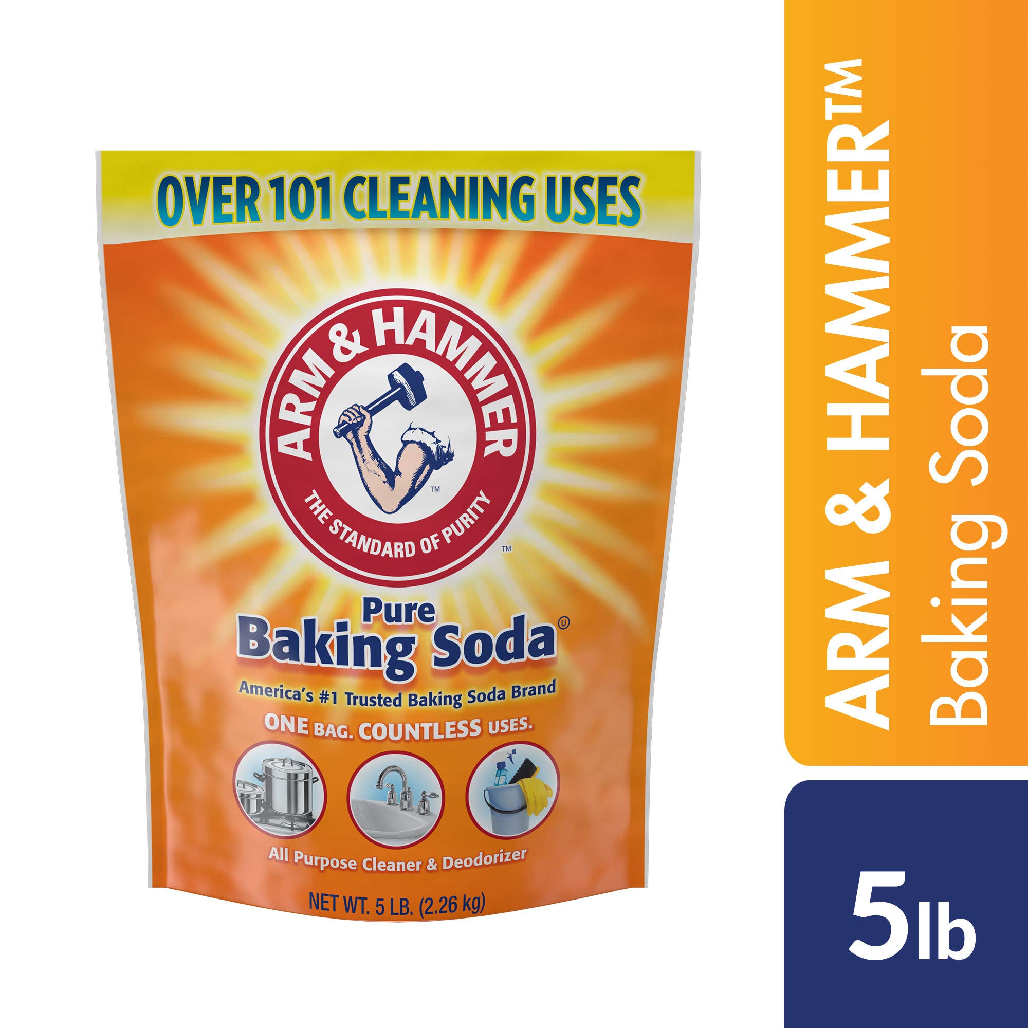 Arm & Hammer Pure Baking Soda, 5 lb