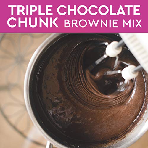 Duncan Hines Signature Triple Chocolate Chunk Brownie Mix, 18 OZ