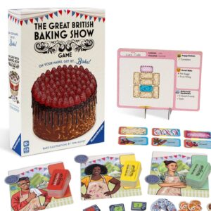 ravensburger the great british baking show game - fun and fast-paced board game | perfect for family and friends | great gift for gamers and bakers | suitable for ages 10 and up