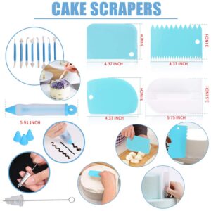 Cake Decorating Kit Supplies, 515 PCS Baking Supplies Set with 3 Springform Pan Sets, 66Icing Piping Nozzles, Cake Rotating Turntable, Piping Bags, Valentines Day Gifts for Her Mom Wife