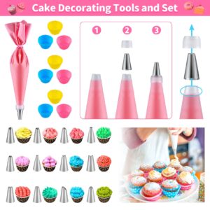 GIFTINBOX Kids Cooking and Baking Set, 54 PCS Complete Kit with Apron and Chef Hat, Real Kids Cooking Utensils and Kitchen Accessories for Junior Chef, Ultimate Kids Baking Gift for Girls Boys