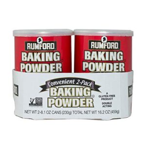 rumford baking powder, 8.1 ounce (pack of 2)