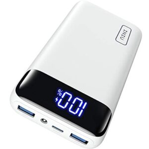 iniu portable charger, 22.5w pd3.0 qc4.0 fast charging led display 20000mah power bank, tri-outputs battery pack compatible with iphone 15 14 13 12 pro samsung s22 google ipad tablet etc[2023 version]