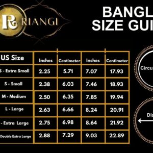 RIANGI Desi Designer Indian Bangles For Women, Set Of 22 Ethnic Alloy Metal Bangles Indian, Womens Bangles Bracelets, Bollywood Jewelry, Wedding Jewelry, Party Favors In Gold And Maroon Tone