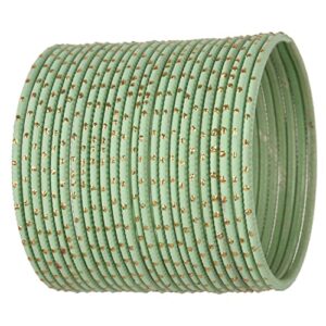 efulgenz indian bangles set indian bangles for women bollywood plain metal bangles bracelet mint green bangles indian costume jewelry for women