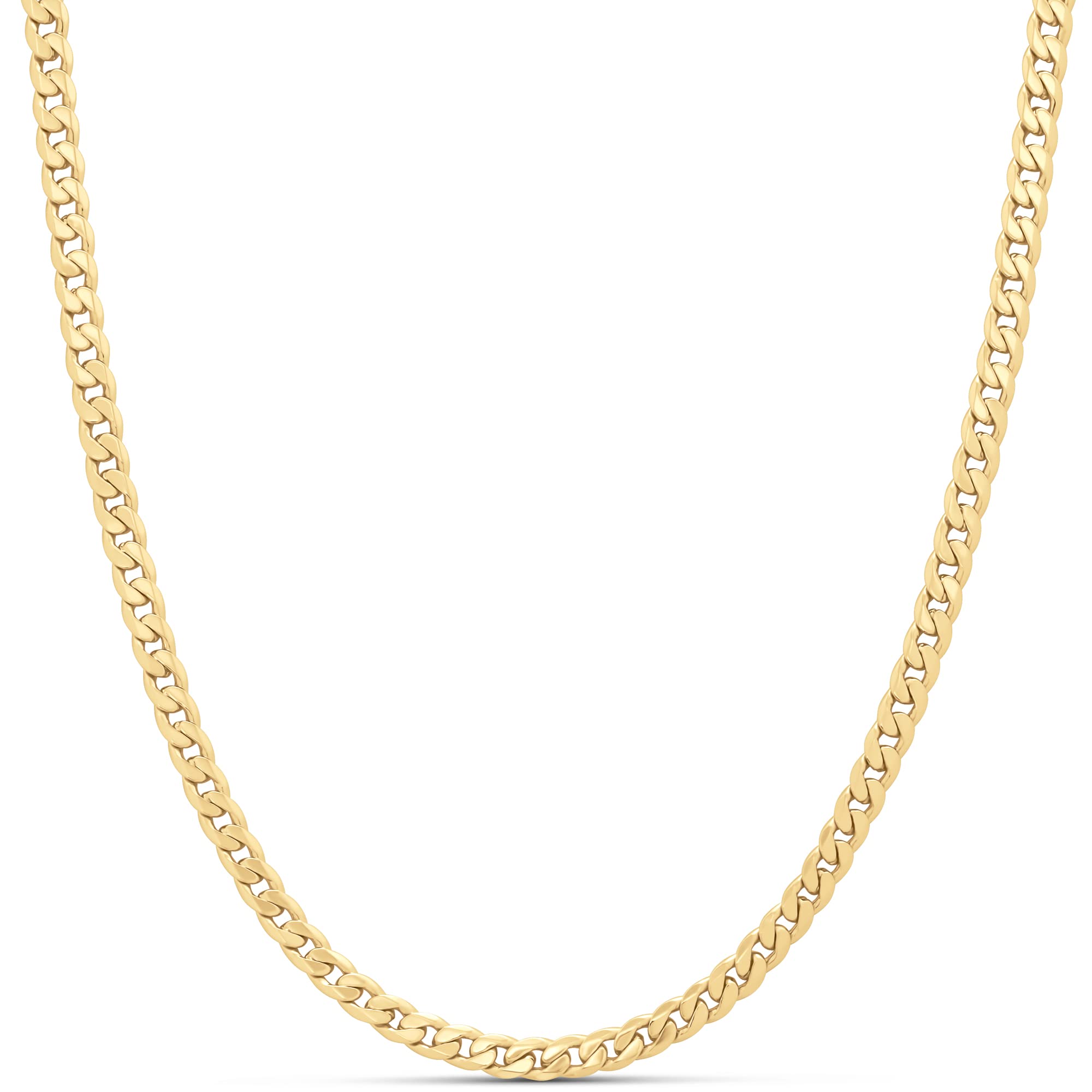 Amazon Essentials 14K Gold Plated Curb Chain 20", Yellow Gold