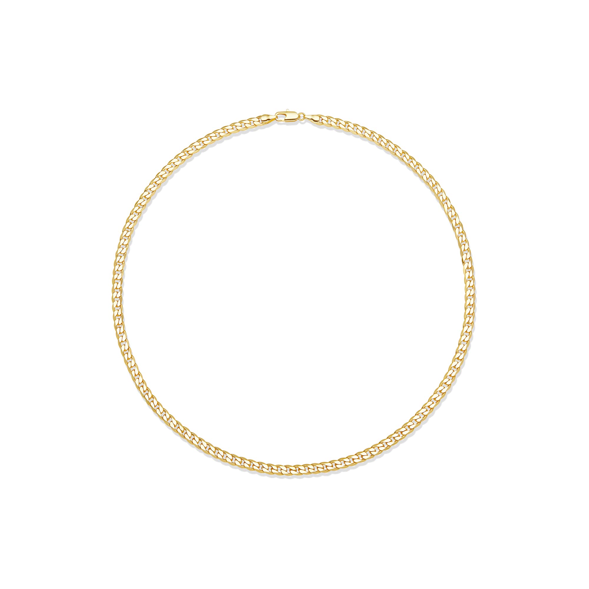 Amazon Essentials 14K Gold Plated Curb Chain 20", Yellow Gold