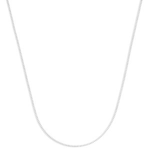 amazon essentials sterling silver 1.2mm box chain 18", sterling silver (previously amazon collection)