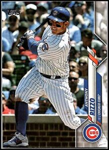 2020 topps #51 anthony rizzo nm-mt cubs