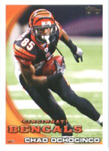 2010 topps nfl football card #210 chad ochocinco