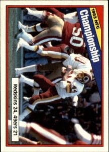 1984 topps football card #8 john riggins