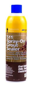 miracle sealants grtslraerocs aerosol 511 spray on grout sealer, 15 ounce (pack of 1), clear