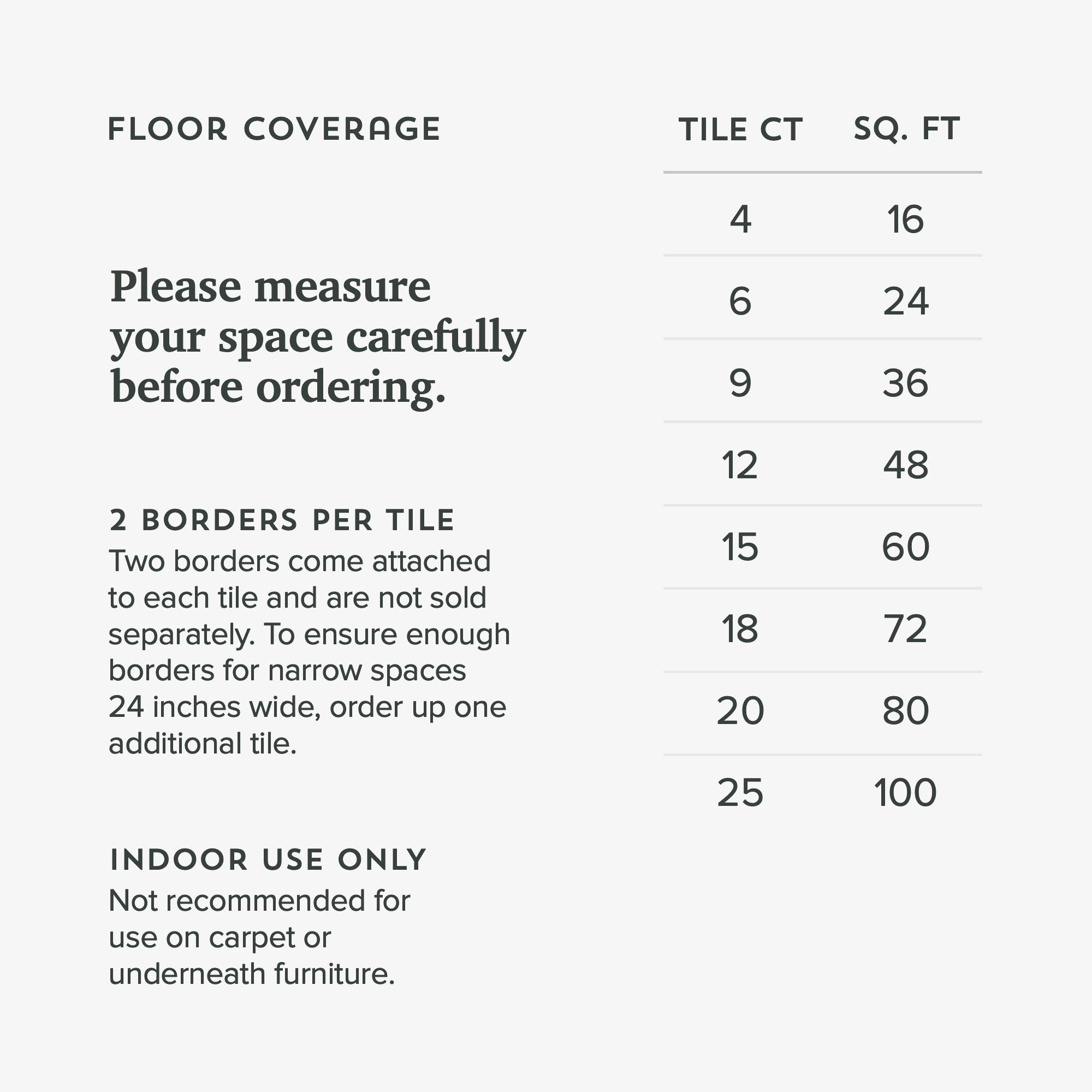 Forest Floor 3/8 Inch Thick Printed Foam Tiles, Premium Wood Grain Interlocking Foam Floor Mats, Anti-Fatigue Flooring, 24 in x 24 in