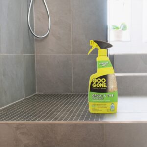 Goo Gone Grout & Tile Cleaner - 28 Ounce - Removes Tough Stains Dirt Caused By Mold Mildew Soap Scum and Hard Water Staining - Safe on Tile Ceramic Porcelain