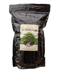 bonsai outlet bonsai soil mix - tinyroots all purpose bonsai soil mix ready to use blend, used for all varieties of bonsai trees, 2.5 gallons