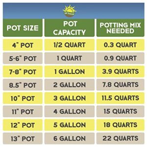 Tropical House Plant Potting Mix (4 Quarts); for All Types of Indoor House Plants