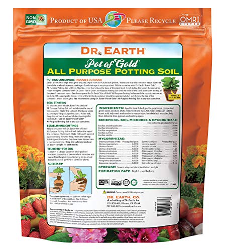 Dr. Earth Pot of Gold All Purpose Potting Soil 8 qt