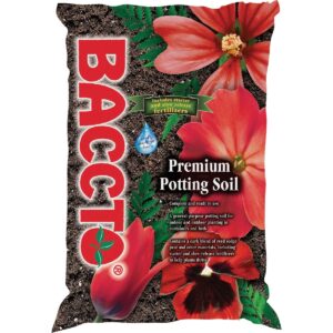 michigan peat 1225 baccto premium potting soil, 25-pound