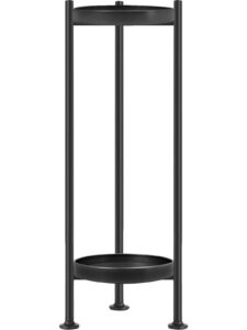 lilybud--lily plant stand indoor outdoor, 2 tier heavy duty plant stand, 30'' tall plant stand outdoor, metal plant stands for indoor plants, balcony, living room