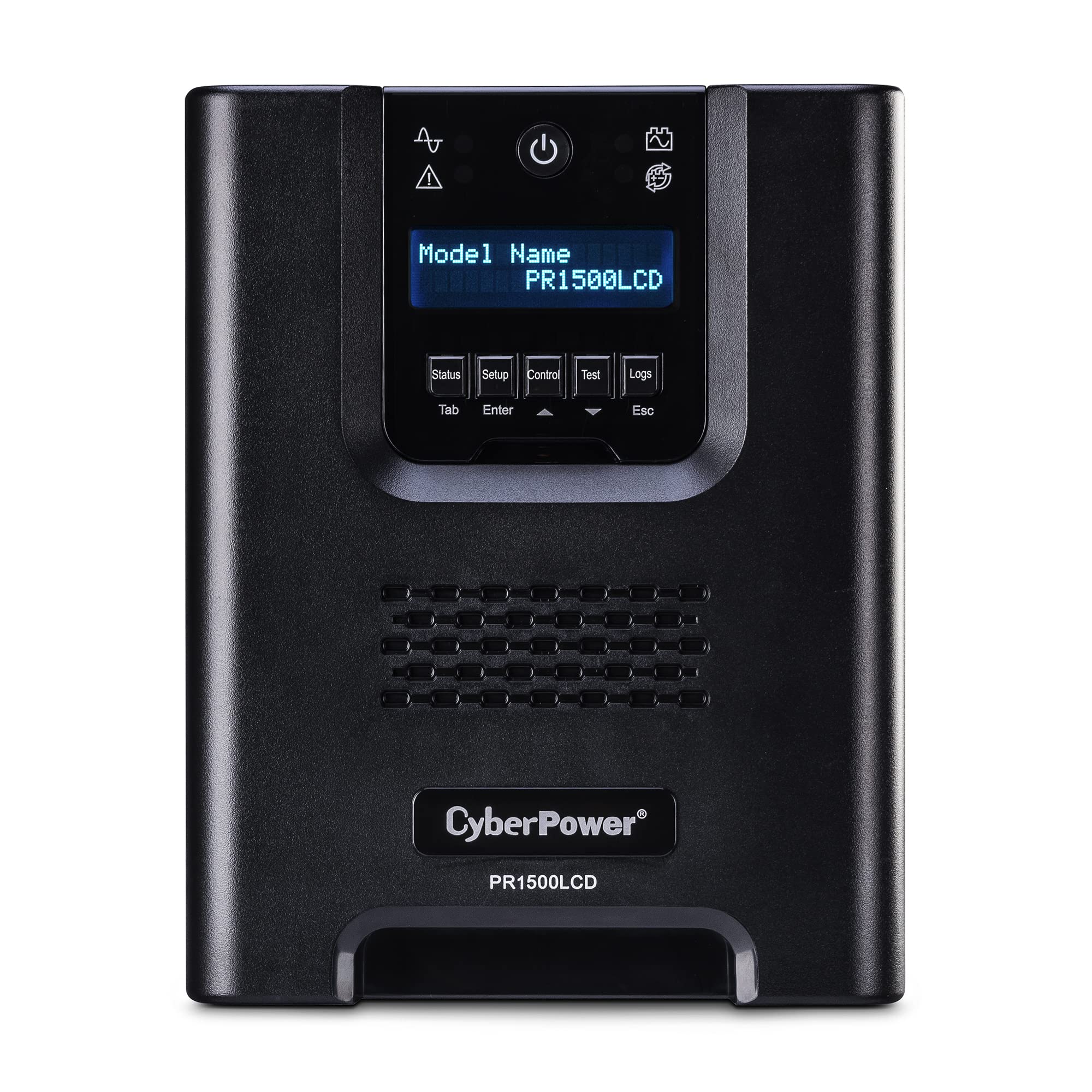 CyberPower PR1500LCD Smart App Sinewave UPS System, 1500VA/1500W, 8 Outlets, AVR, Mini-Tower