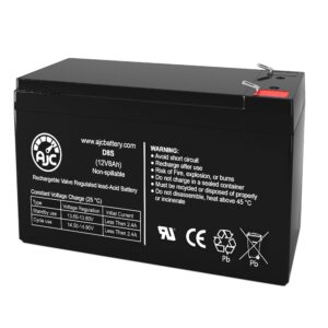 ajc battery compatible with apc back-ups ns 600va 120v bn600g ns 600 12v 8ah ups battery