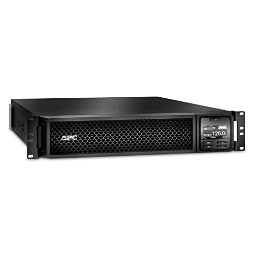 APC UPS 1500VA Smart-UPS Single Phase Online Uninterruptible Power Supply, Rack Mount UPS (SRT1500RMXLA)