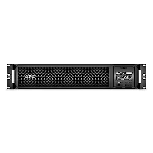 APC UPS 1500VA Smart-UPS Single Phase Online Uninterruptible Power Supply, Rack Mount UPS (SRT1500RMXLA)