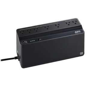 apc back-ups 650 battery backup and surge protector black (bvn650m1)