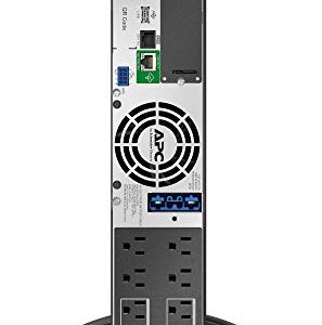 APC Network UPS, 1000VA Smart-UPS Sine Wave UPS with Extended Run Option, SMX1000C, Tower/2U Rackmount Convertible, Line-Interactive, 120V