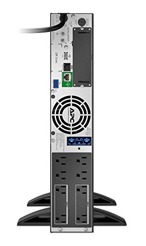 APC Network UPS, 1000VA Smart-UPS Sine Wave UPS with Extended Run Option, SMX1000C, Tower/2U Rackmount Convertible, Line-Interactive, 120V