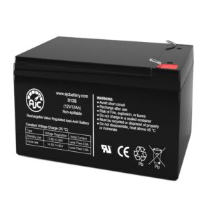 ajc battery compatible with apc smart-ups sc 620va sc620 12v 12ah ups battery