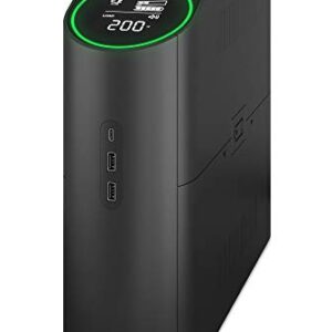 APC Back-UPS Pro Gaming UPS, 1500VA Sinewave Battery Backup with USB Charging Ports & AVR, BGM1500B-US