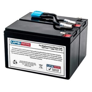 new rbc142 battery pack for apc smart-ups 1000 lcd smc1000 compatible replacement by upsbatterycenter