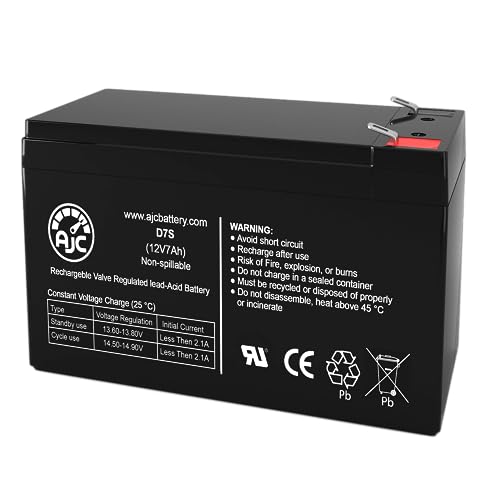 AJC Battery Compatible with APC Smart-UPS 700VA DL700 12V 7Ah UPS Battery