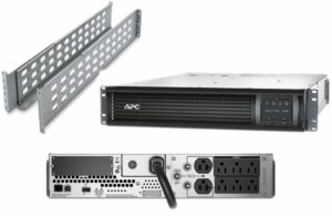 apc smt2200rm2u smart-ups 2200va 1980w 120v lcd rackmount 2u battery power backup (renewed)