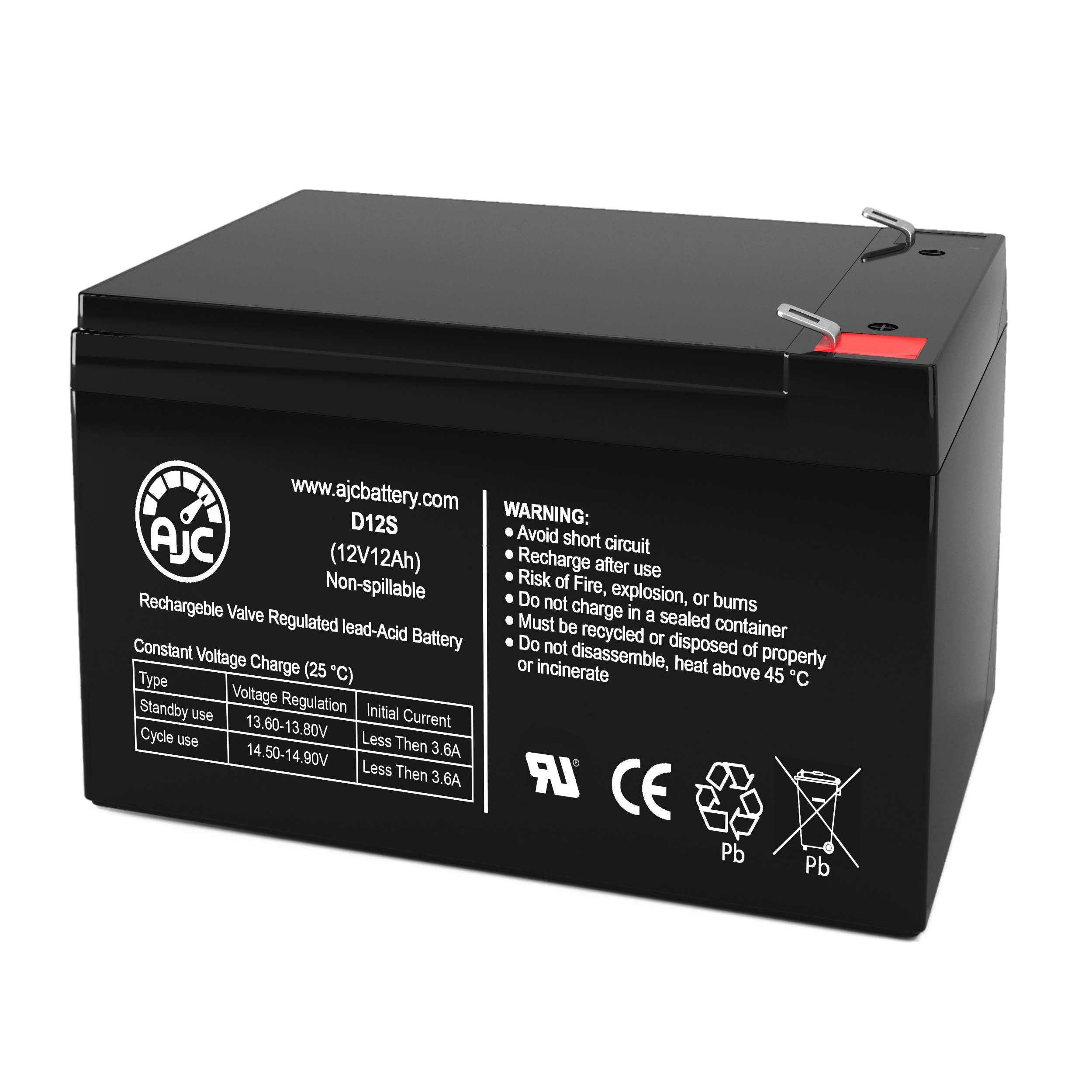 AJC Battery Compatible with APC Back-UPS Back-UPS 650S 12V 12Ah UPS Battery