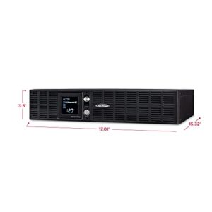 CyberPower OR2200PFCRT2U PFC Sinewave UPS System, 2000VA/1540W, 8 Outlets, AVR, 2U Rack/Tower