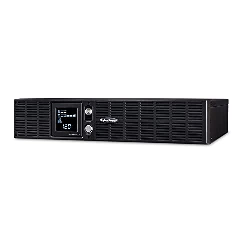 CyberPower OR2200PFCRT2U PFC Sinewave UPS System, 2000VA/1540W, 8 Outlets, AVR, 2U Rack/Tower