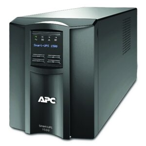 apc smart-ups 1500va ups with smartconnect, pure sinewave ups battery backup, line interactive, 120v uninterruptible power supply (smt1500c), black (renewed)