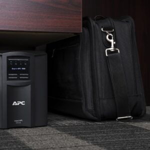 APC Smart-UPS 1500VA UPS with SmartConnect, Pure Sinewave UPS Battery Backup, Line Interactive, 120V Uninterruptible Power Supply (SMT1500C), Black (Renewed)