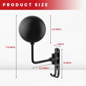 LIFXIZE Helmet Hanger Wall Mount 180° Swivel Helmet Holder for Motorcycle Bike Racing Outerwear Sports Gear