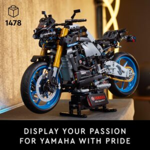 LEGO Technic Yamaha MT-10 SP 42159 Advanced Building Set for Adults, This Iconic Motorcycle Model for Build and Display Makes a Great Gift for Fans of Yamaha Vehicles or Motorcycle Collectibles