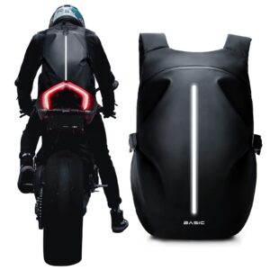 weplan motorcycle backpacks for men and women, waterproof helmet backpack bookbag for riding, outing