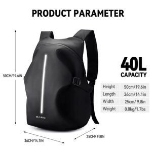 WEPLAN Motorcycle Backpacks for Men and women, Waterproof Helmet Backpack bookbag for riding, outing