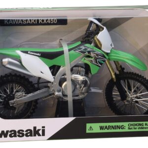 New-Ray Kawasaki KX 450F Green 1/12 Diecast Motorcycle