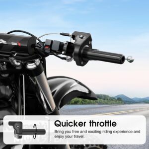 Throttle Grip Motorcycle 22mm CNC Aluminum Quick Twister with Throttle Cable CRF50 70 110 IRBIS 125 250 Dirt Bike Motorcycle Accessories