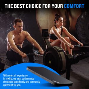 MAUMI Rowing Machine Seat Cushion Seat Pad for Concept 2 Rowing Machine D Waterrower and Any Other Rower - Accessories for Training on Rowerg Row Machine and Water Rower Rowing Machine