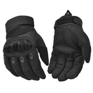 reebow gear tactical gloves motorcycle riding gloves full finger gloves black medium