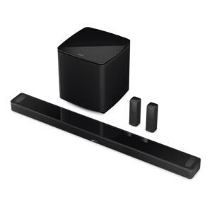 Bose Smart Ultra Soundbar With Dolby Atmos Plus Alexa and Google Voice Control, Surround Sound System for TV, Black